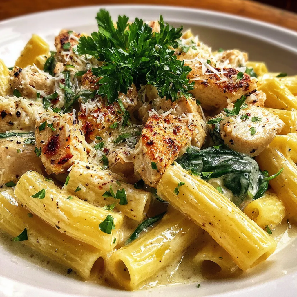 Southern Style Creamy Parmesan Chicken Pasta – Pinch Of Comfort